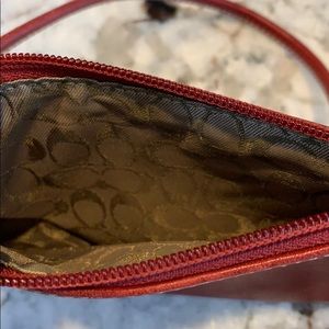 Coach | Bags | Coach Change Purse Red Vintage Leather Guc | Poshmark